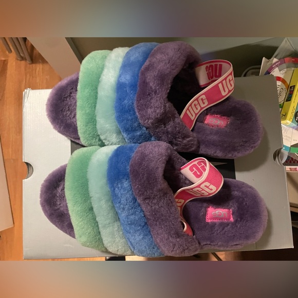 UGG | Shoes | Uggs Pride Fluff Yeah Slide | Poshmark